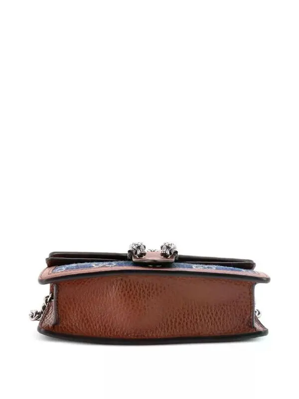 Gucci Dionysus Gg Denim Super Mini Crossbody Bag