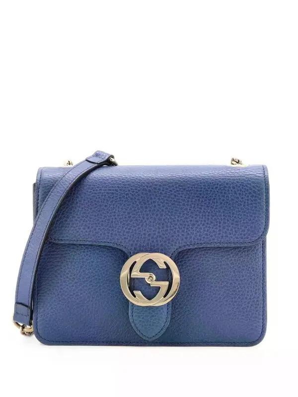 Gucci Interlocking Leather Shoulder Bag