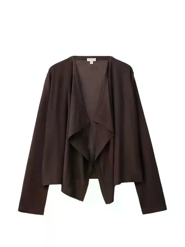 BENETTON Draped Open-front Cardigan