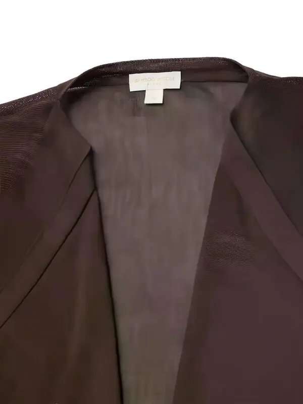 BENETTON Draped Open-front Cardigan