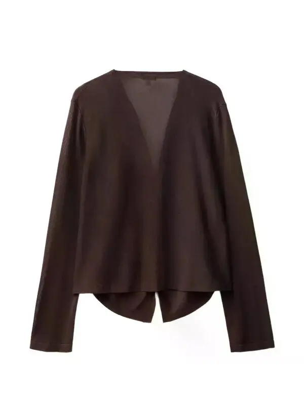 BENETTON Draped Open-front Cardigan