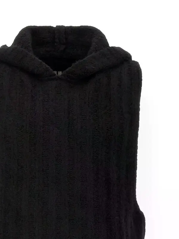 Rick Owens Ribbed Hooded Tank Top