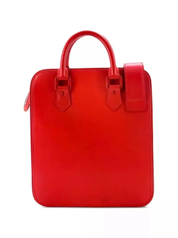 LOUIS VUITTON Op Art Leather Satchel