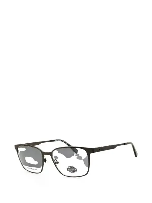 HARLEY-DAVIDSON Rectangle Titanium Eyeglasses