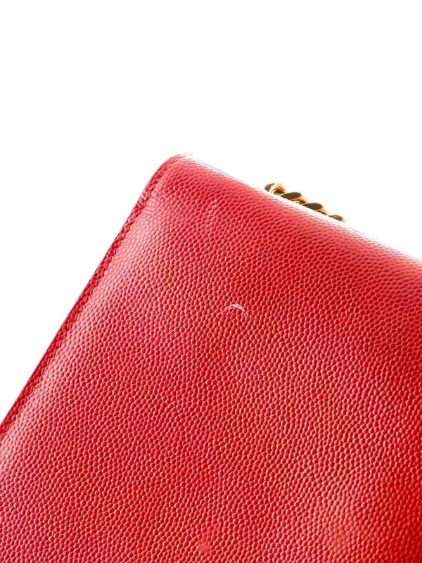 Saint Laurent Classic Monogram Grainy Leather Medium Crossbody Bag