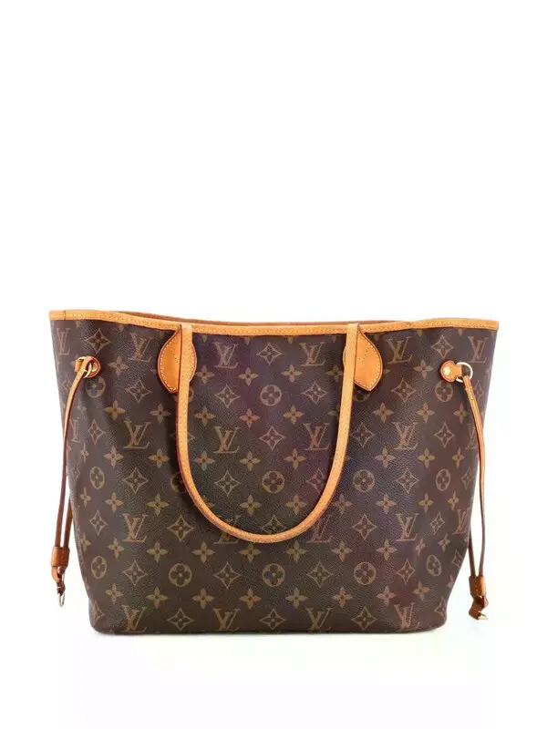 LOUIS VUITTON Monogram Canvas Mm Tote Bag - Brown