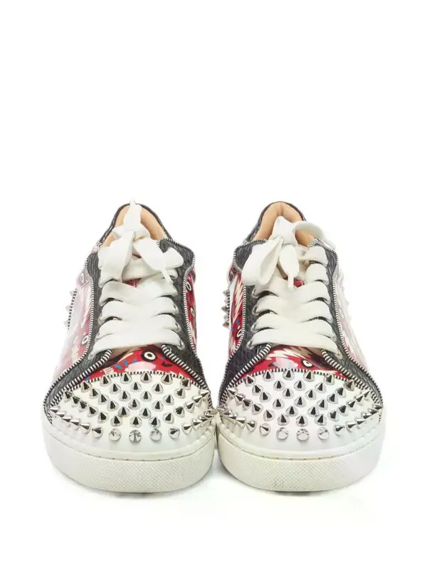CHRISTIAN LOUBOUTIN Vieira Spiked Leather Sneakers