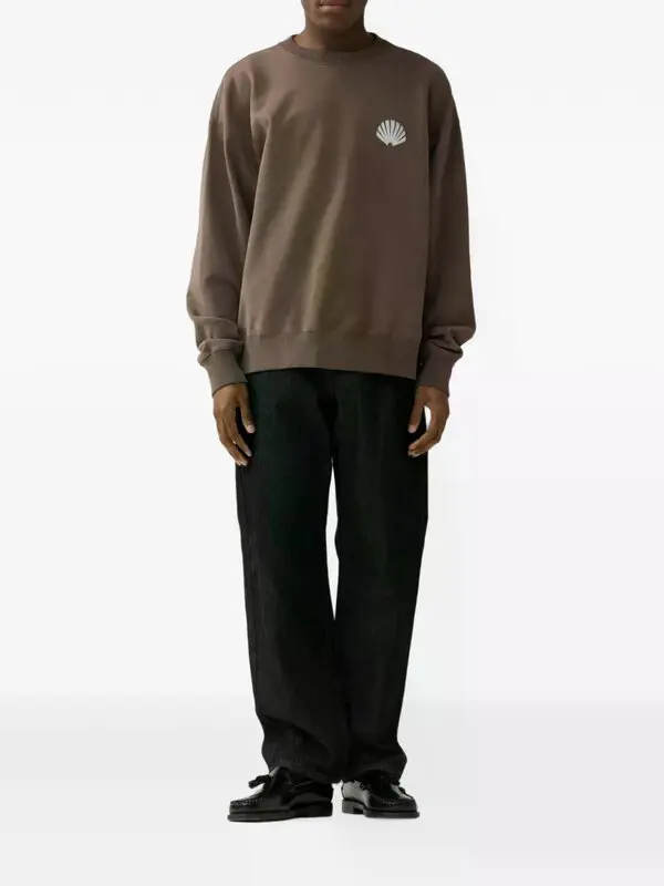 NEW AMSTERDAM SURF ASSOCIATION Crew Neck Sweatshirt With Shell Motif