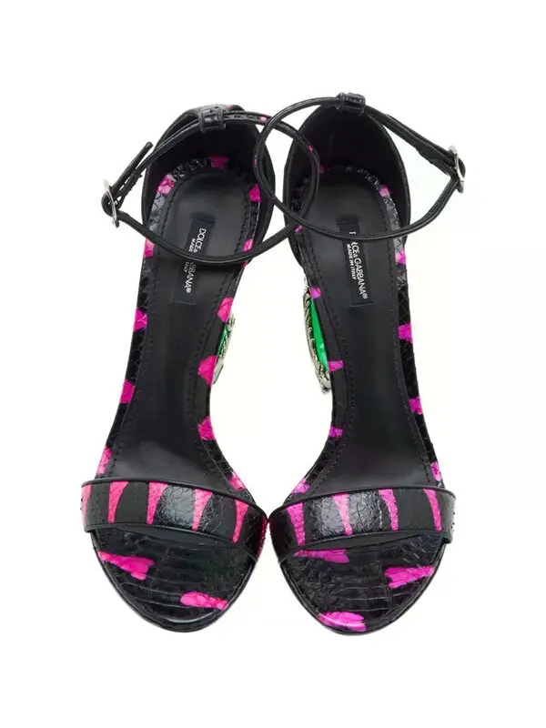 Dolce & Gabbana Baroque Heeled Sandals
