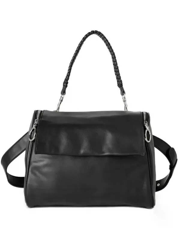 BENETTON Braided-handle Zip-fastening Shoulder Bag