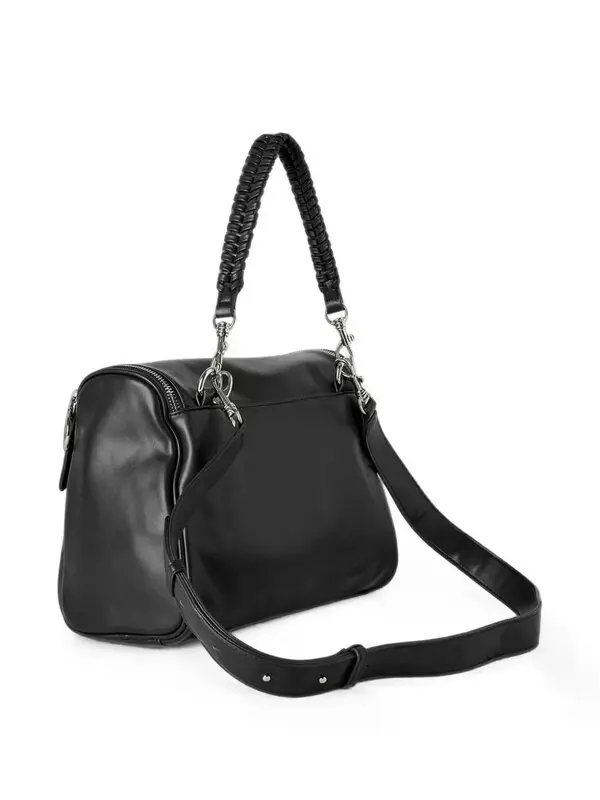 BENETTON Braided-handle Zip-fastening Shoulder Bag