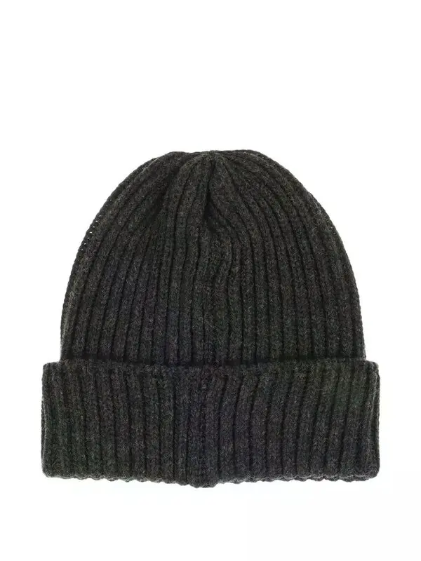 Needles Embroidered Wool Beanie Hat
