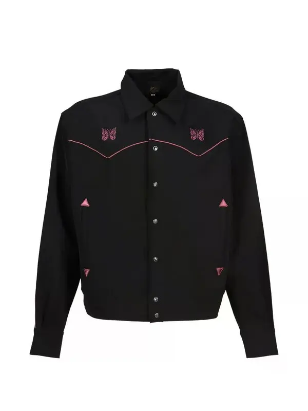 Needles Embroidered-detail Shirt Jacket