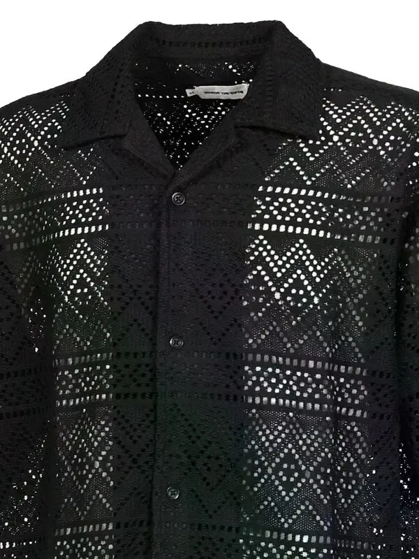 HONOR THE GIFT Pointelle Crochet Shirt
