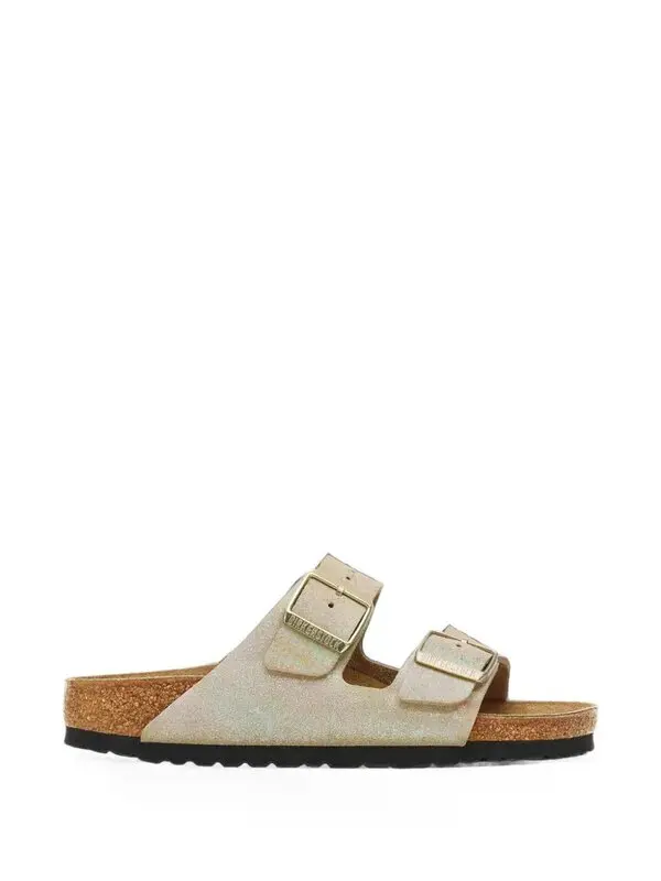 BIRKENSTOCK Arizona Suede Sandals - Neutrals