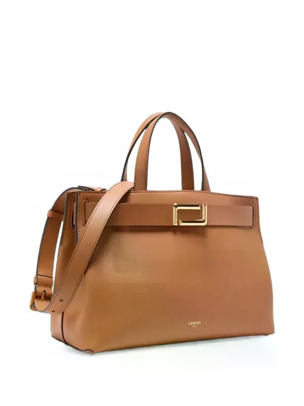 LANCEL Angele Buckle-detail Leather Tote Bag