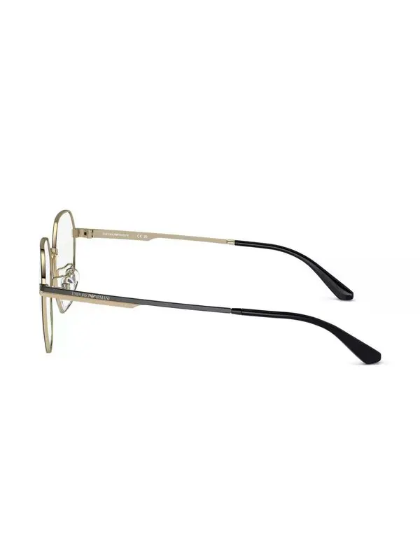 Emporio Armani Hexagonal-frame Glasses