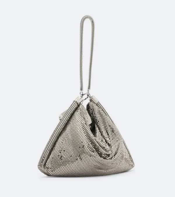 Rabanne Pixel Tube Chainmail Pouch