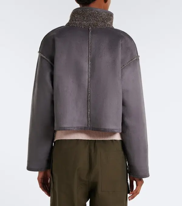 Velvet By Graham & Spencer Esme Teddy-lined Cropped Jacket