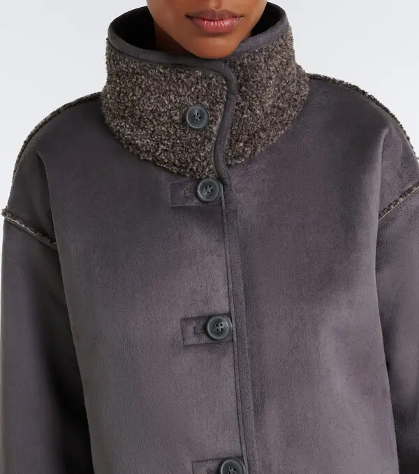 Velvet By Graham & Spencer Esme Teddy-lined Cropped Jacket