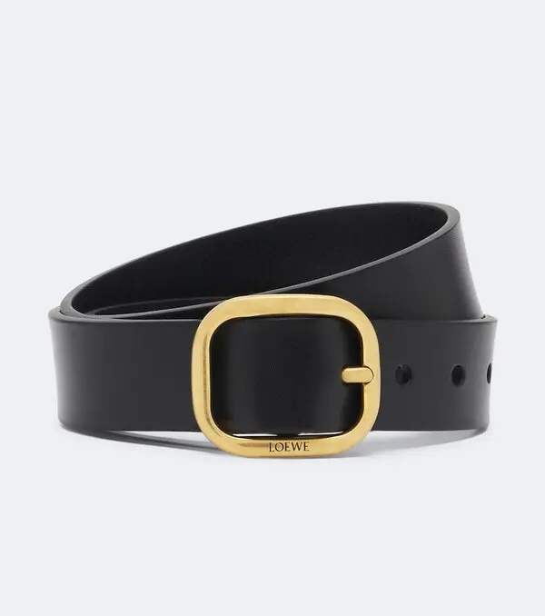 Loewe Leather Belt - Black