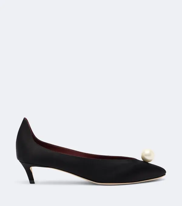 Magda Butrym Embellished Satin Pumps