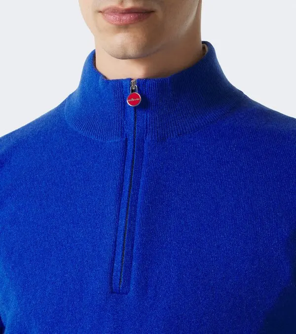Kiton Cashmere Half-zip Sweater