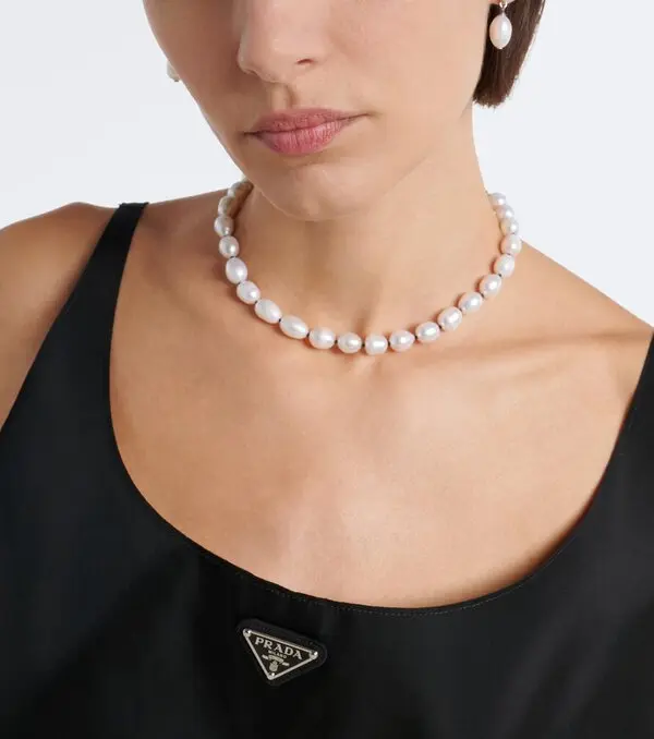 Prada Pearl Necklace