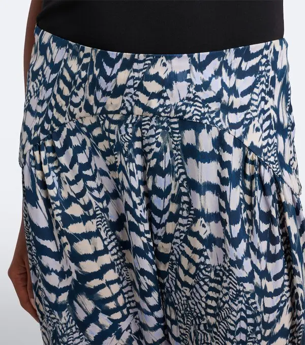 Johanna Ortiz Whispered Motion Silk Georgette Balloon Pants