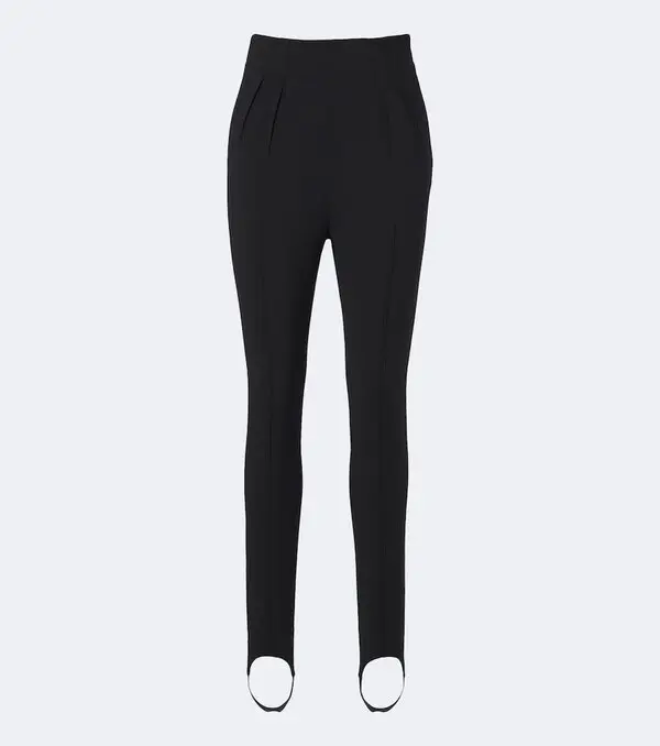 MUGLER Wool-blend Stirrup Leggings
