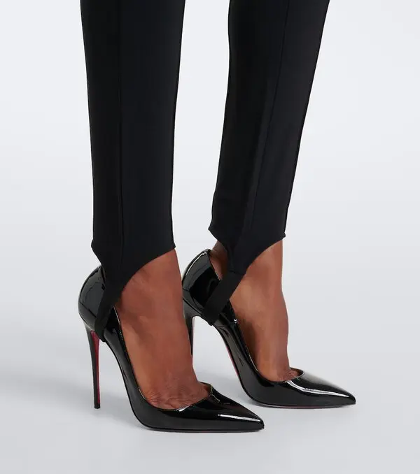 MUGLER Wool-blend Stirrup Leggings