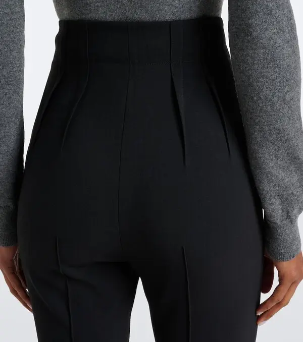 MUGLER Wool-blend Stirrup Leggings