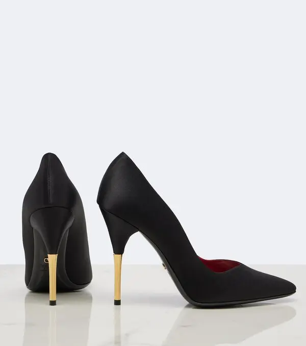 Valentino Garavani Enigme Satin Pumps