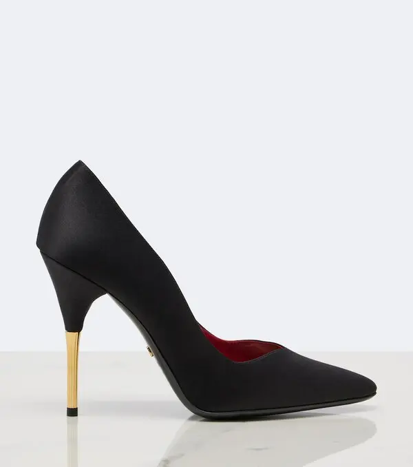 Valentino Garavani Enigme Satin Pumps