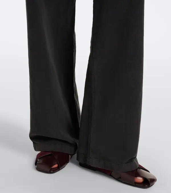 Velvet By Graham & Spencer Jayda Cotton Wide-leg Pants