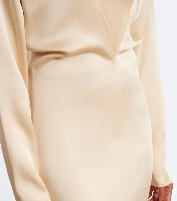 Stella McCartney Draped Satin Gown
