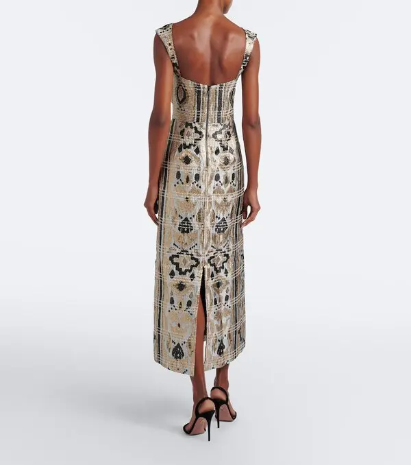 Johanna Ortiz Tropicana Jacquard Maxi Dress