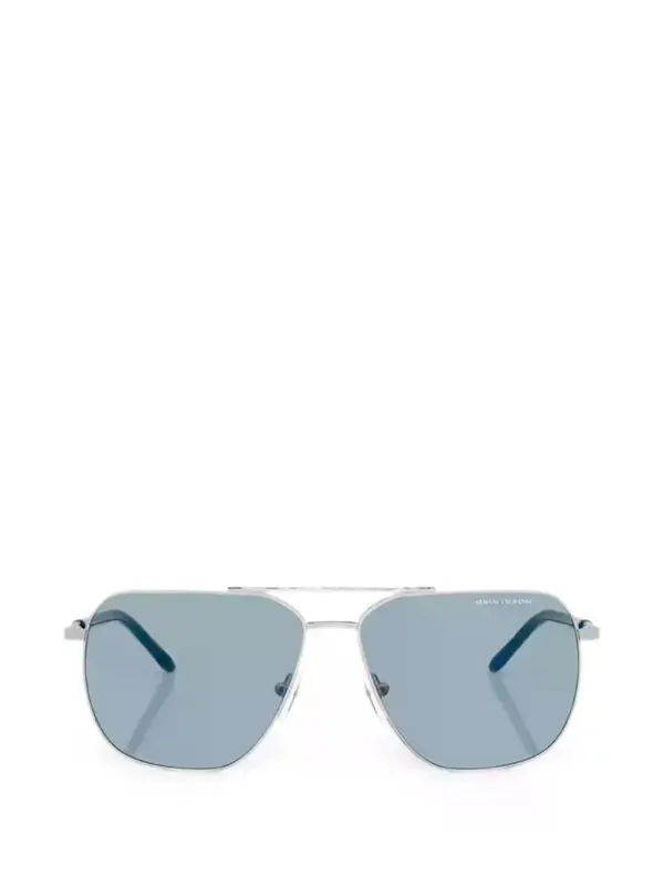 Armani Exchange Pilot-frame Metal Sunglasses