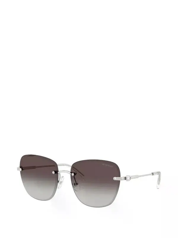SWAROVSKI Rimless Geometric-frame Sunglasses