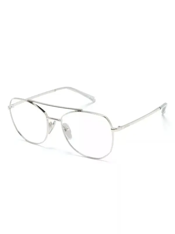 Prada Geometric Frame Eyeglasses