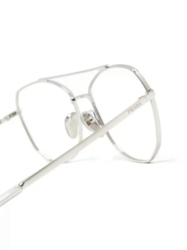 Prada Geometric Frame Eyeglasses