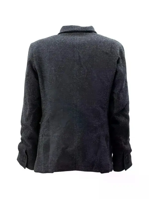 BERGFABEL Herringbone-pattern Single-breasted Jacket - Grey