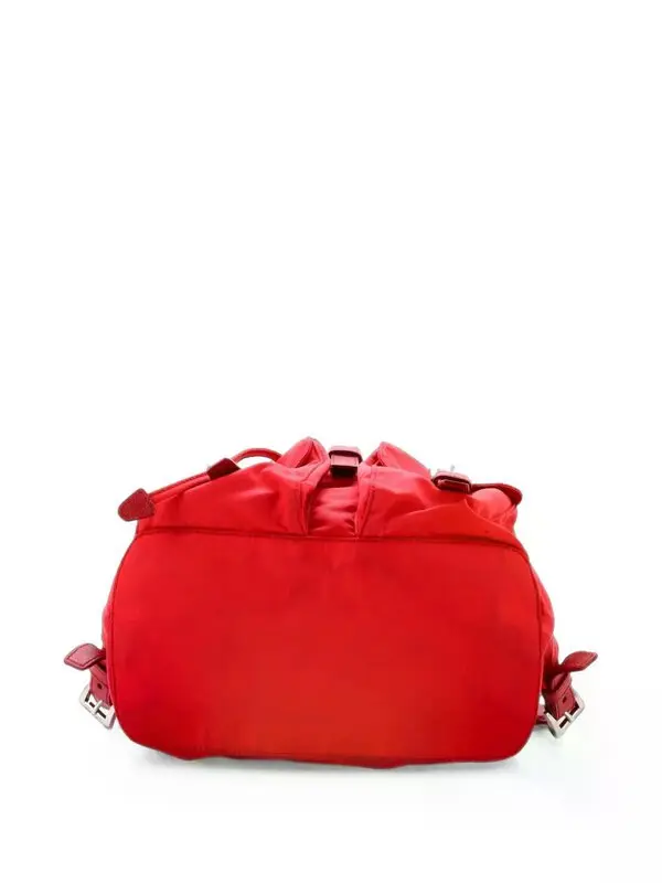Prada Double Front Pocket Tessuto Medium Backpack
