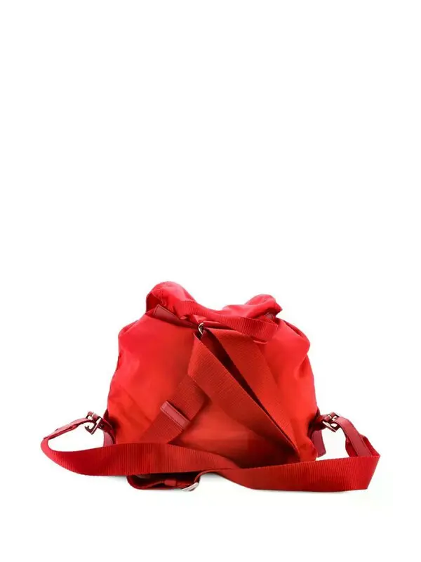 Prada Double Front Pocket Tessuto Medium Backpack