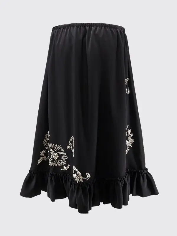 Dries Van Noten Embellished Crystal Skirt