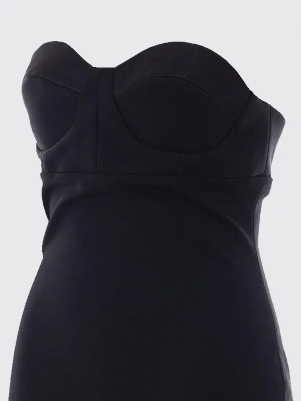 Solace London Sweetheart Neckline Off-the-shoulder Crepe Long Dress