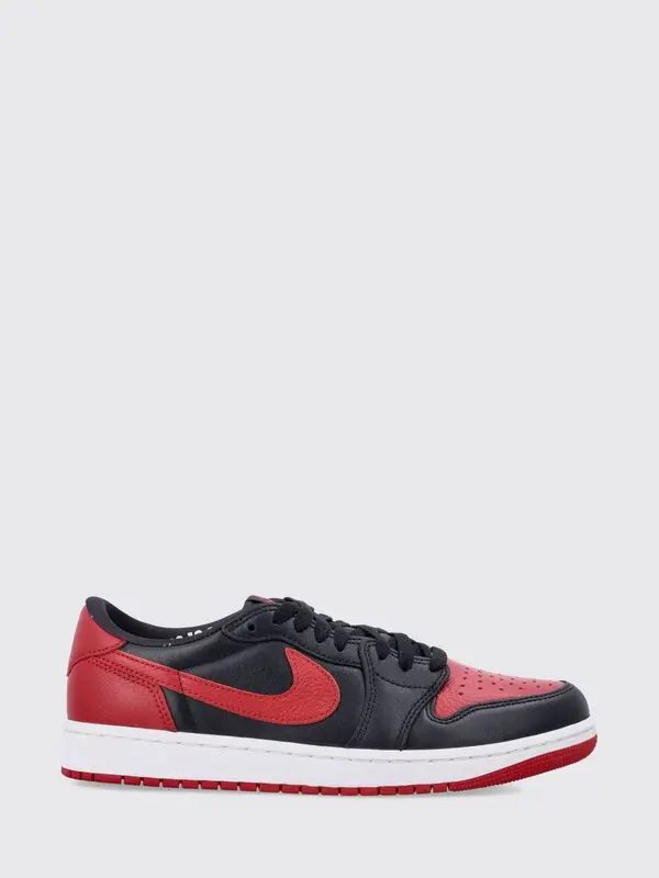 Nike Air Jordan 1 Retro Low Smooth Leather Sneakers With Bi Design