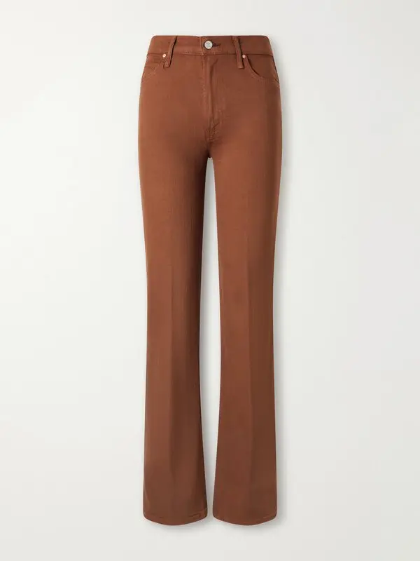 MOTHER The Kick It High-rise Straight-leg Jeans