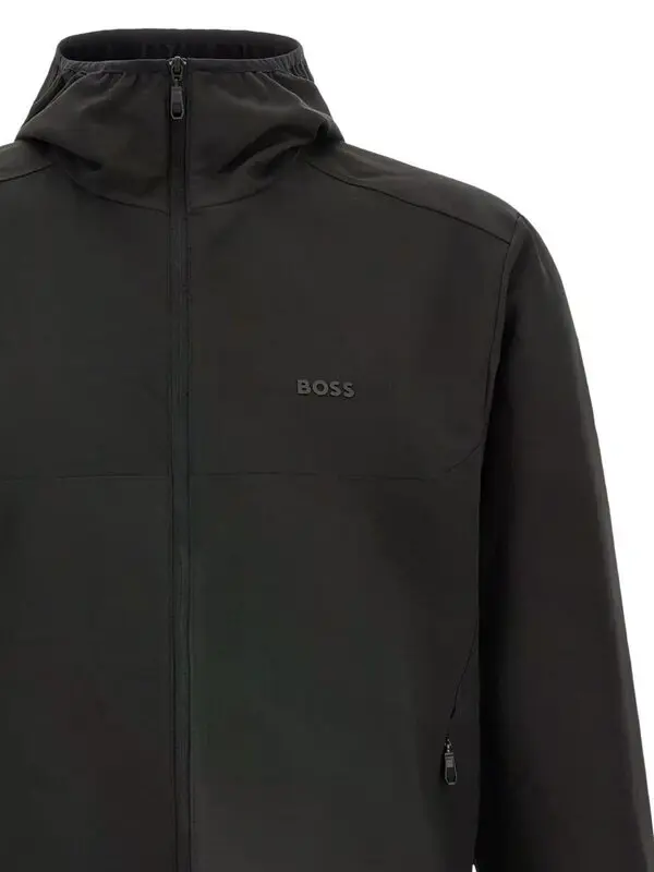 BOSS Logo Detail Hooded Jacket