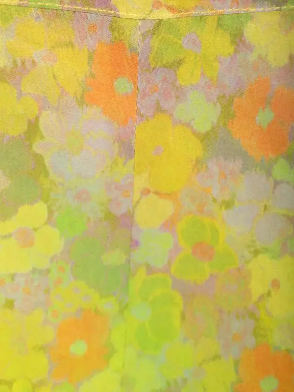 FRANCOISE PINTON - PARIS Floral-print Flared Trousers